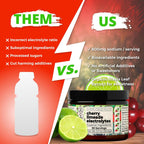 Apricot flavour electrolyte powder mix