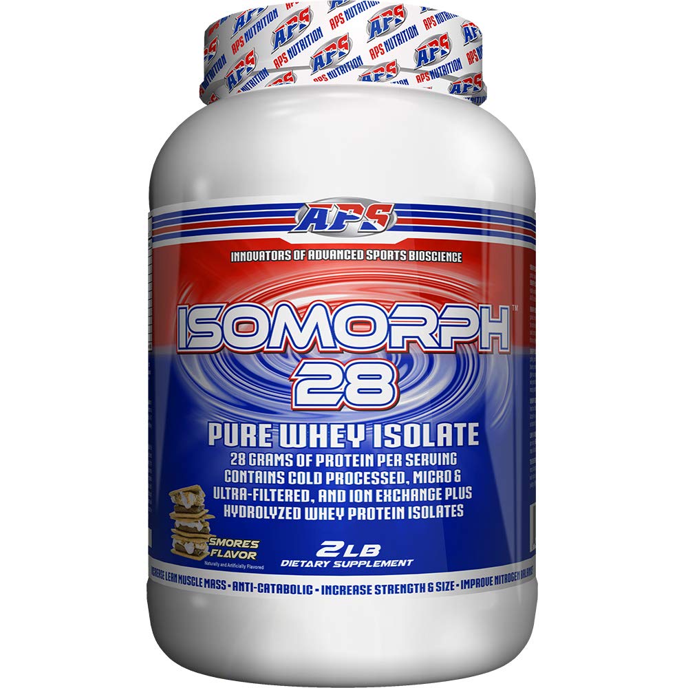 APS Nutrition Isomorph 28 protein powder s'mores flavour