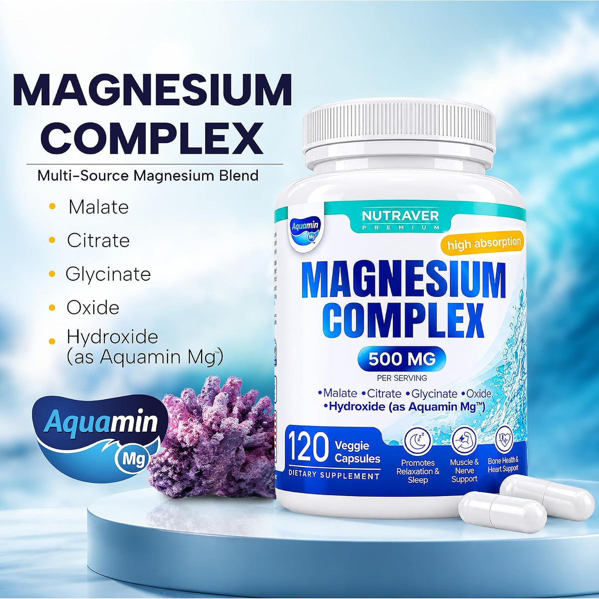 Aquamin Magnesium Complex supports bone strength