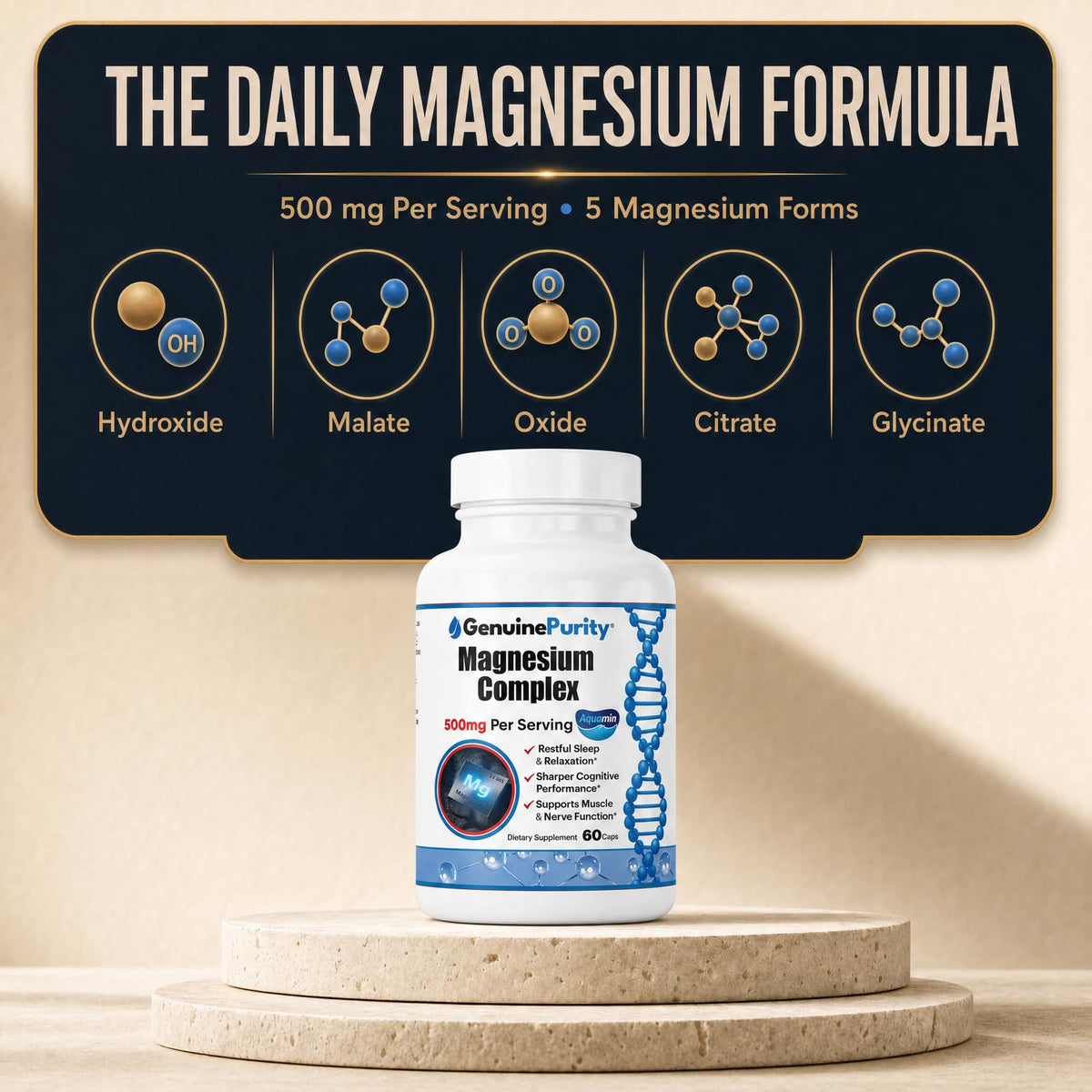 Aquamin magnesium for bone health
