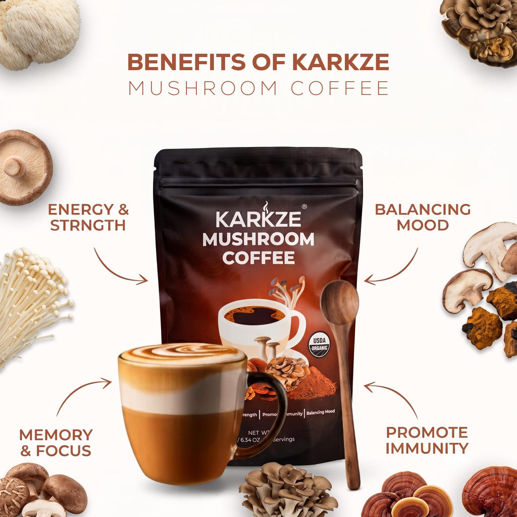 Arabica blend mushroom coffee benefits
