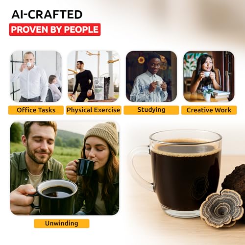 Arabica coffee with mushrooms