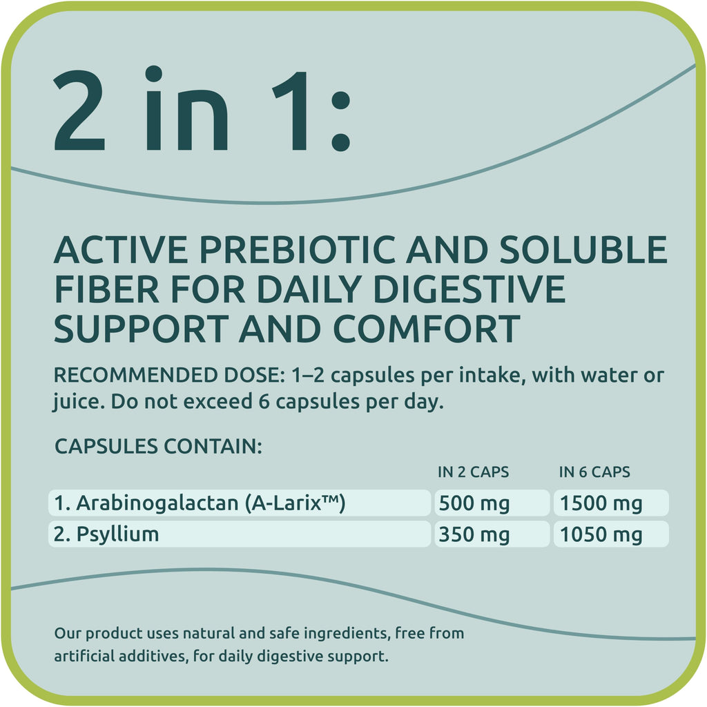 arabinogalactan benefits with psyllium husk