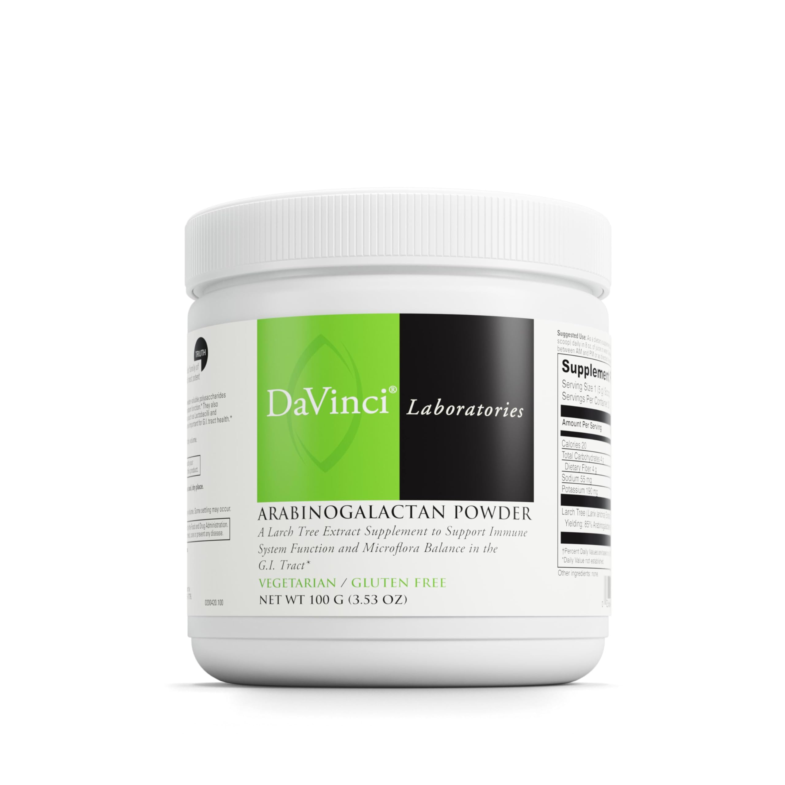 Arabinogalactan powder for immune support