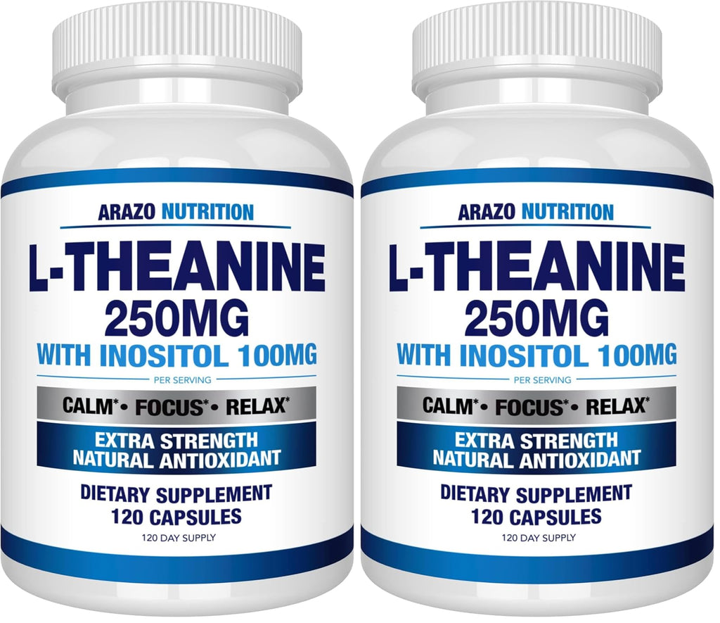 Arazo Nutrition L-Theanine capsules for relaxation