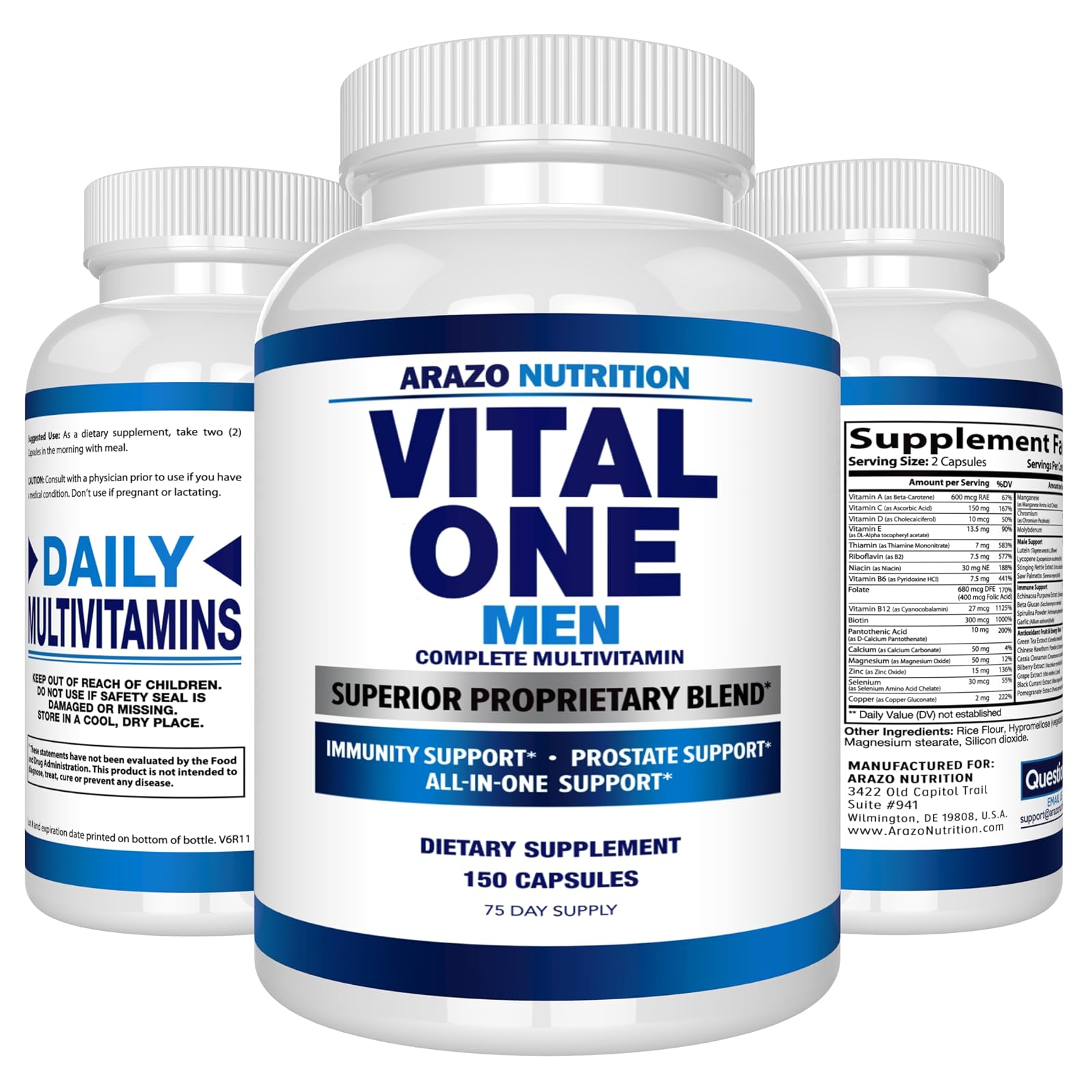 Arazo Nutrition Vital One multivitamin capsules