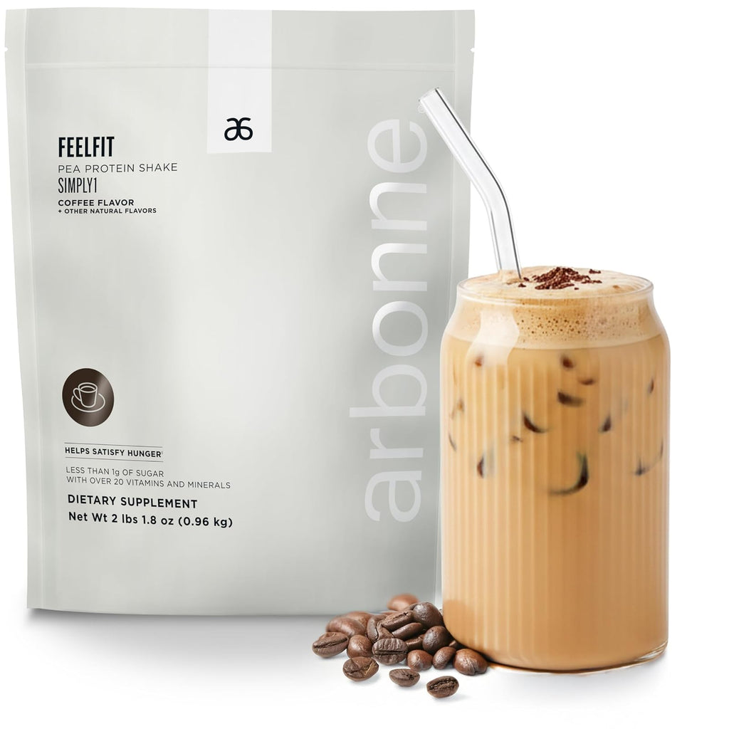Arbonne pea protein powder coffee flavour