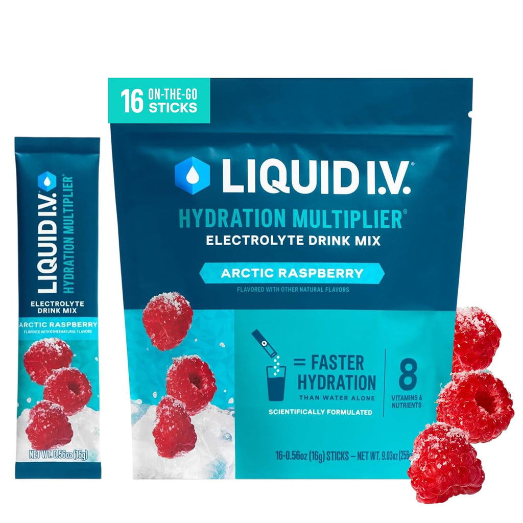 arctic raspberry electrolyte powder pack