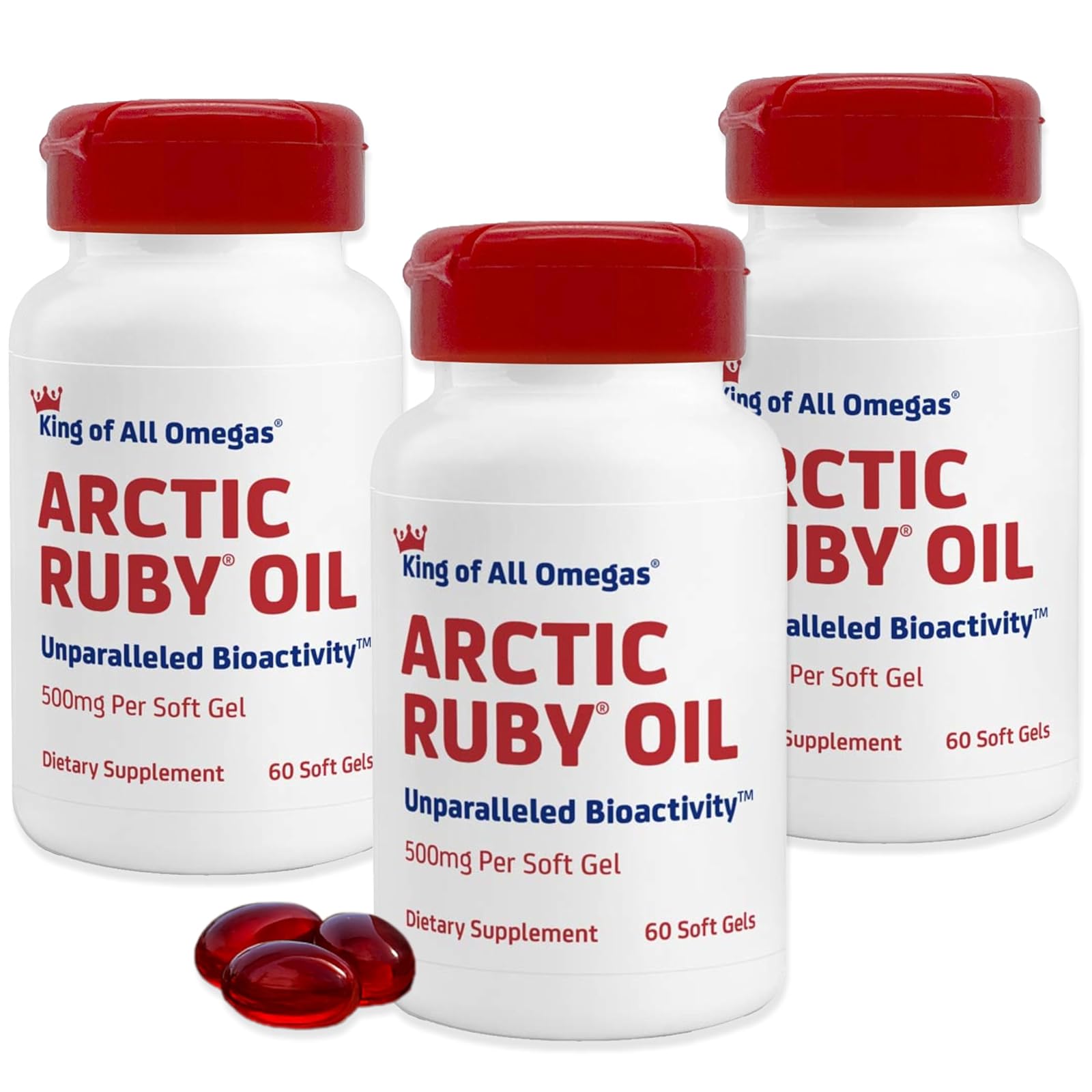 Arctic Ruby Oil fish oil softgels