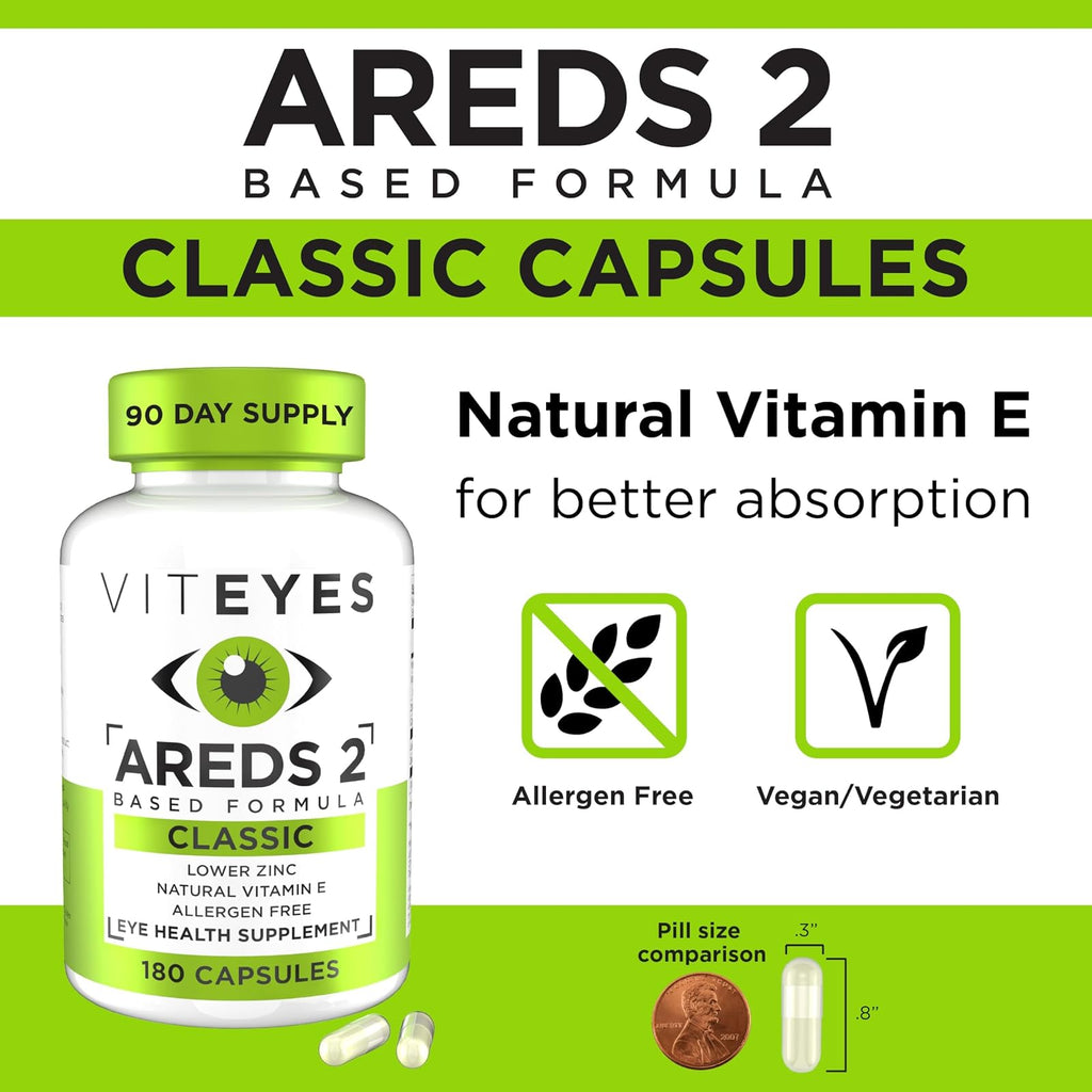 AREDS 2 capsules for eye health