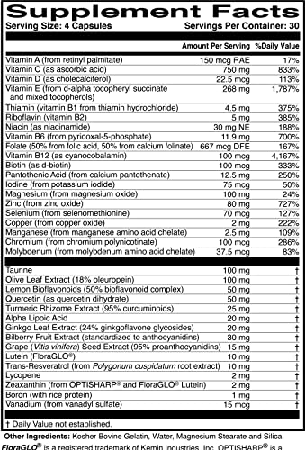 AREDS 2 formula for healthy eyesight