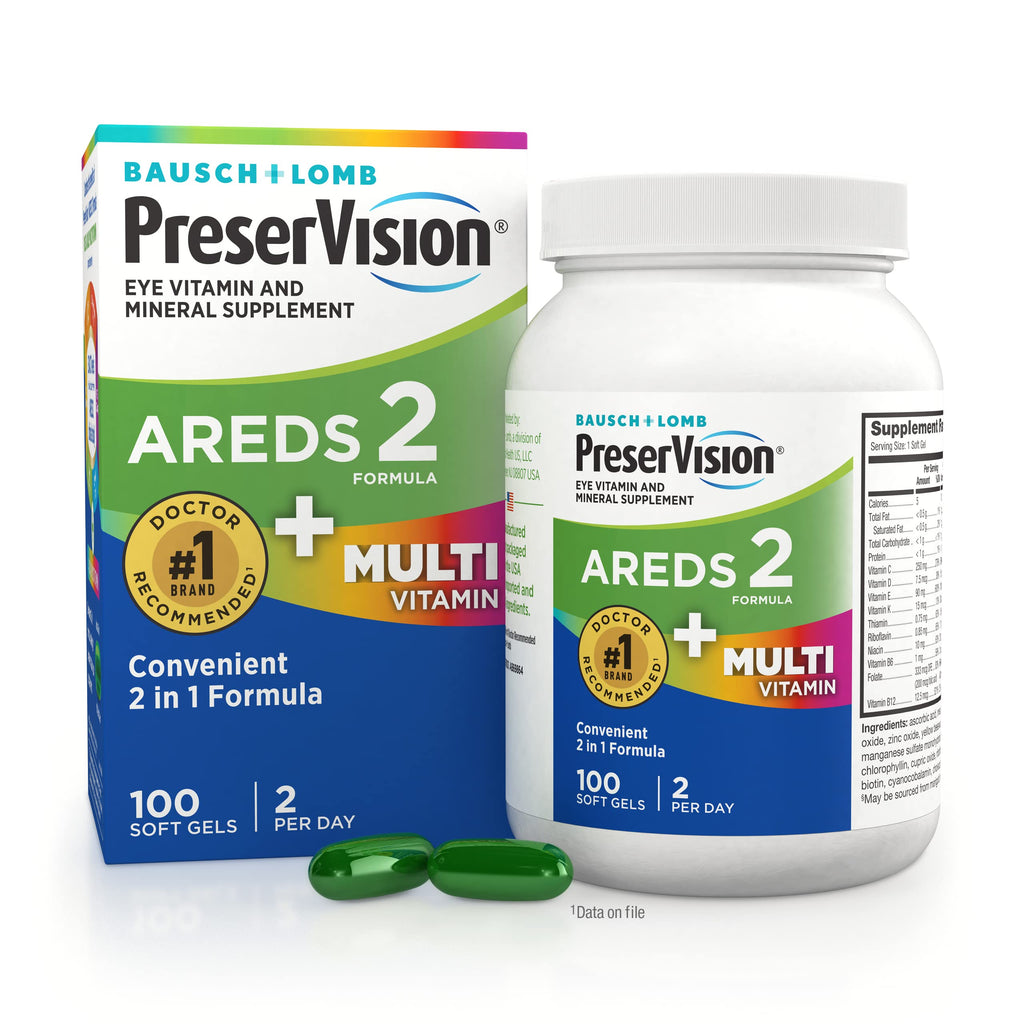 AREDS 2 formula with lutein and zeaxanthin