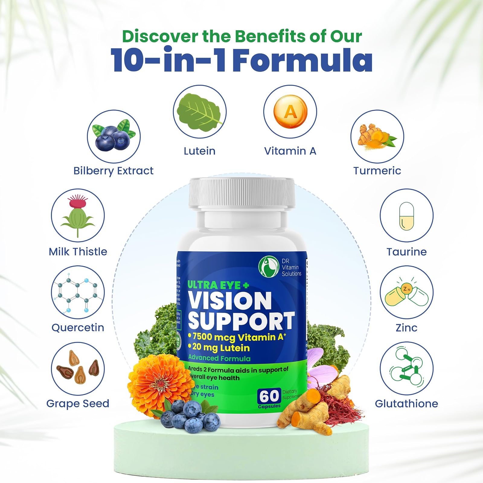 AREDS 2 formula with lutein