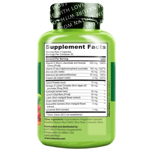 AREDS 2 formula with vitamin A