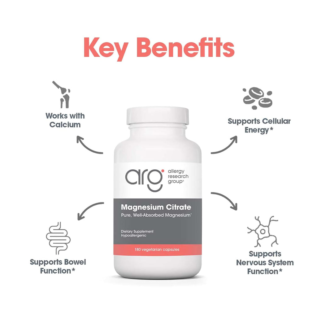 ARG magnesium citrate for daily wellness