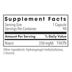 ARG Niacin capsules for metabolism