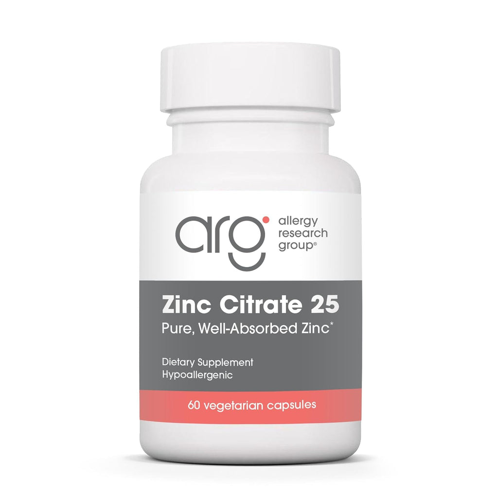 ARG Zinc Citrate 25 mg capsules