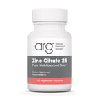 ARG Zinc Citrate 25 mg capsules