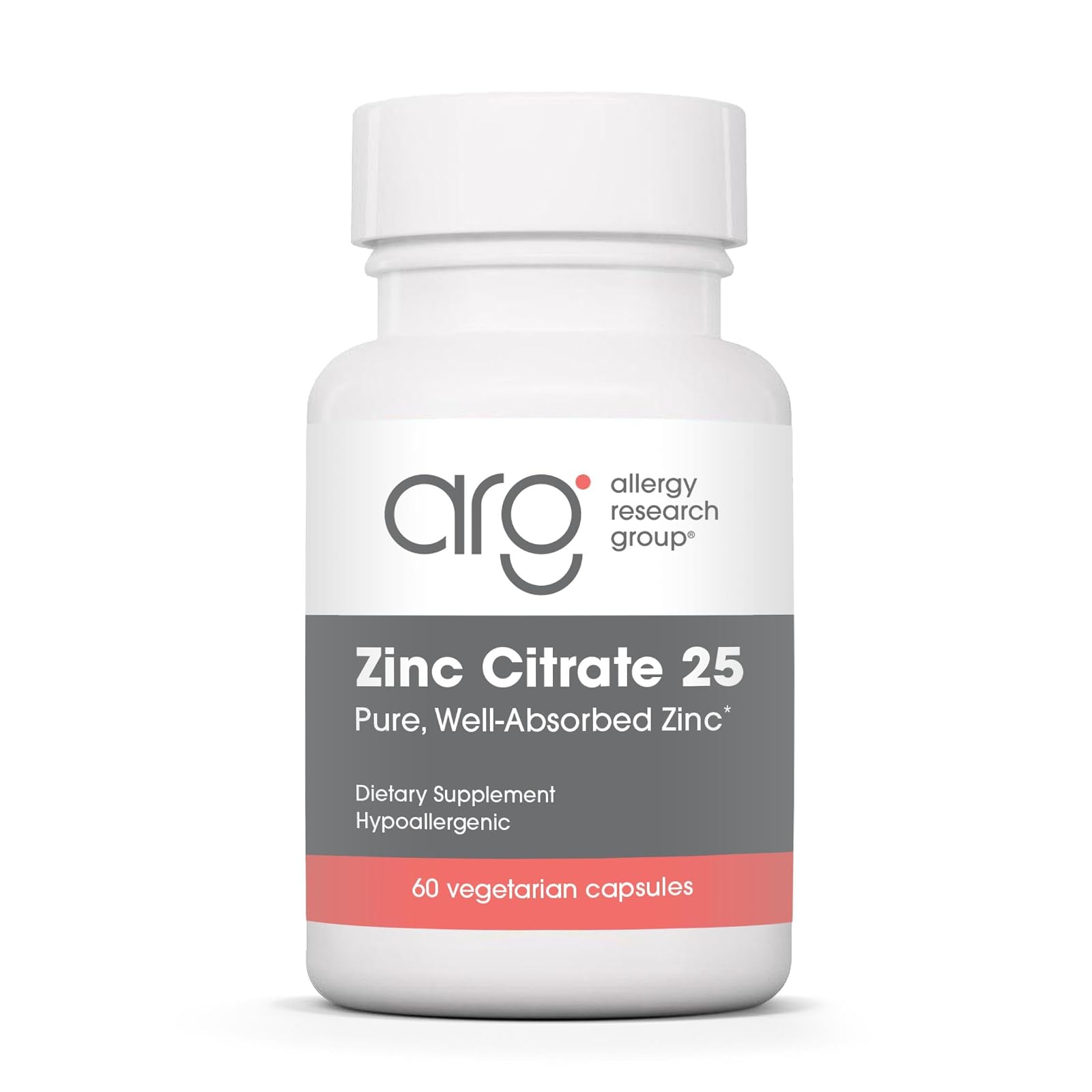 ARG Zinc Citrate 25 mg capsules