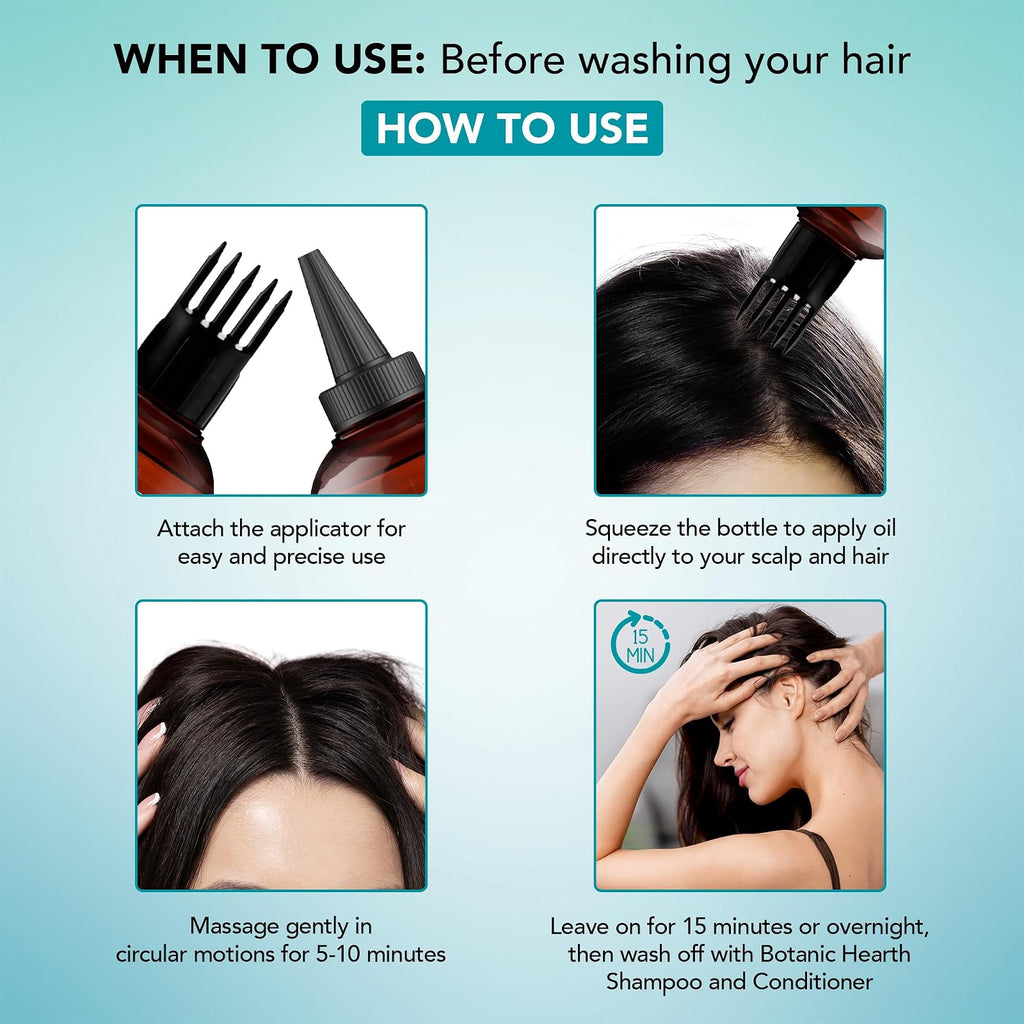 Argan and biotin oil for shine