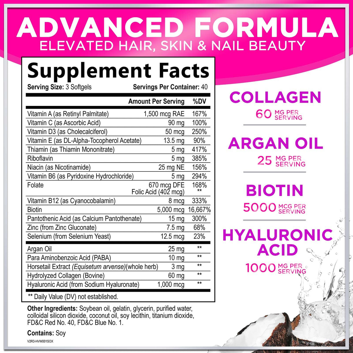 argan-infused collagen softgels