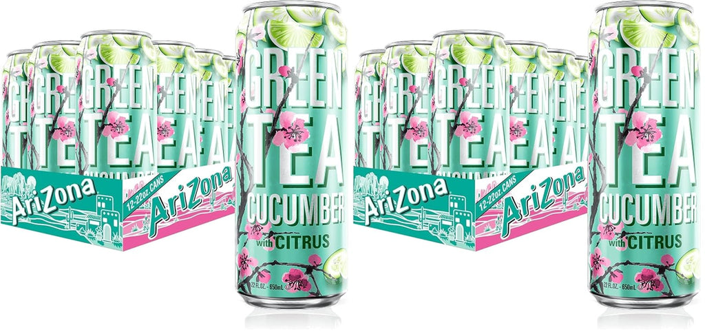 AriZona green tea refreshing cucumber flavour