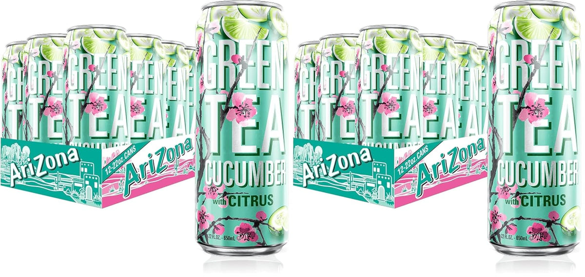 AriZona green tea refreshing cucumber flavour