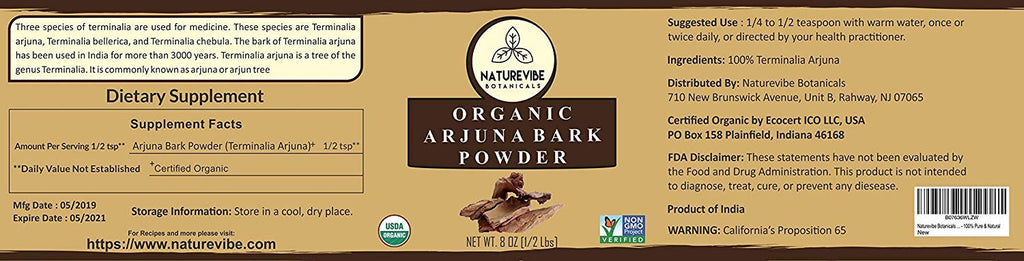 arjuna bark powder for stress relief