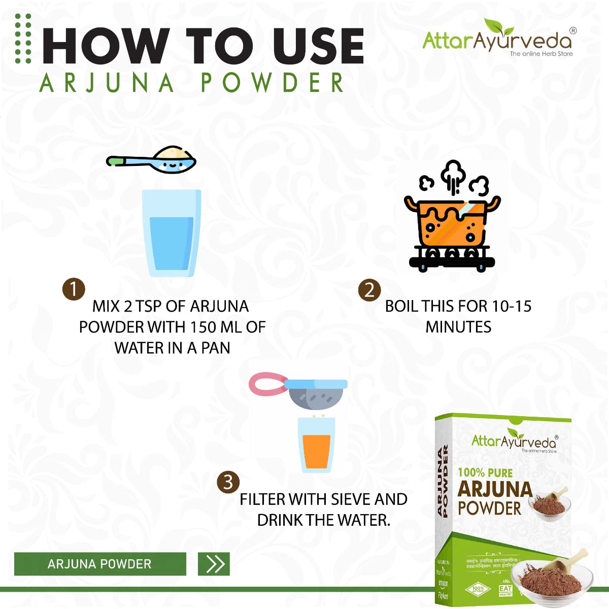 Arjuna supplement for daily wellness