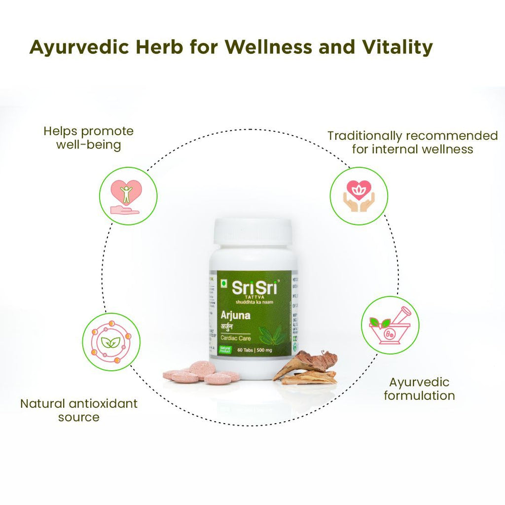 Arjuna tablets for daily vitality