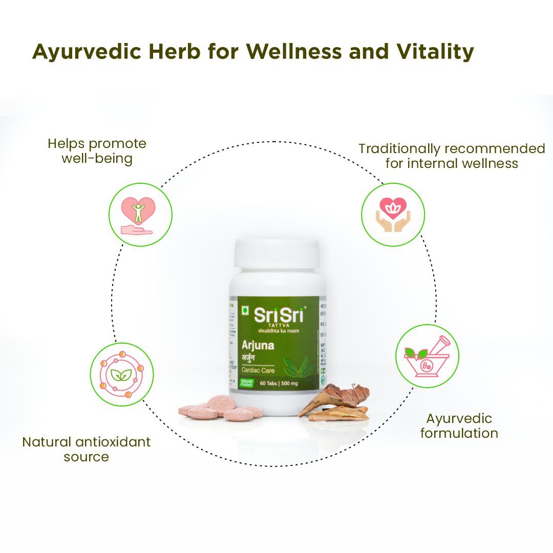 Arjuna tablets for daily vitality