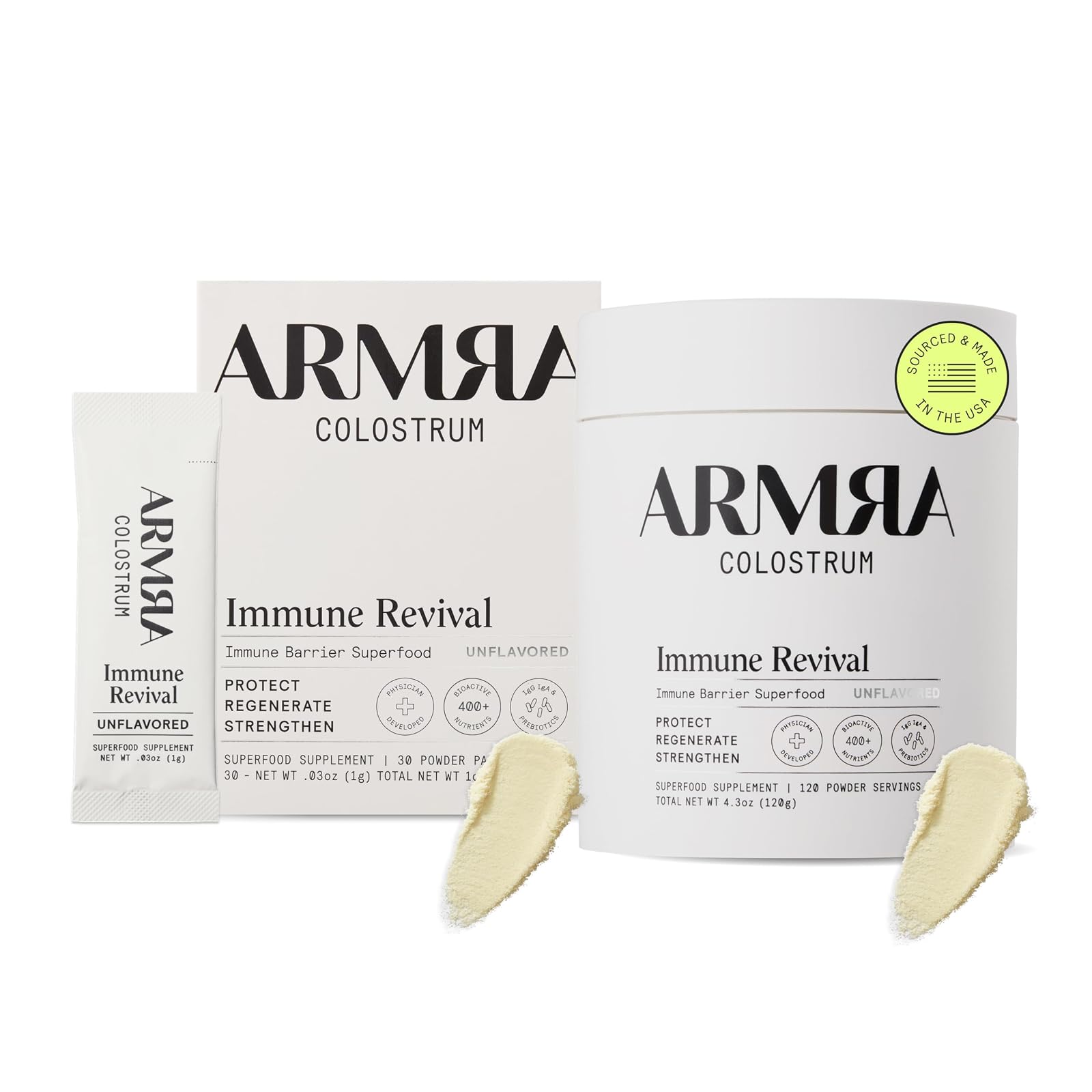 ARMRA colostrum powder for immunity