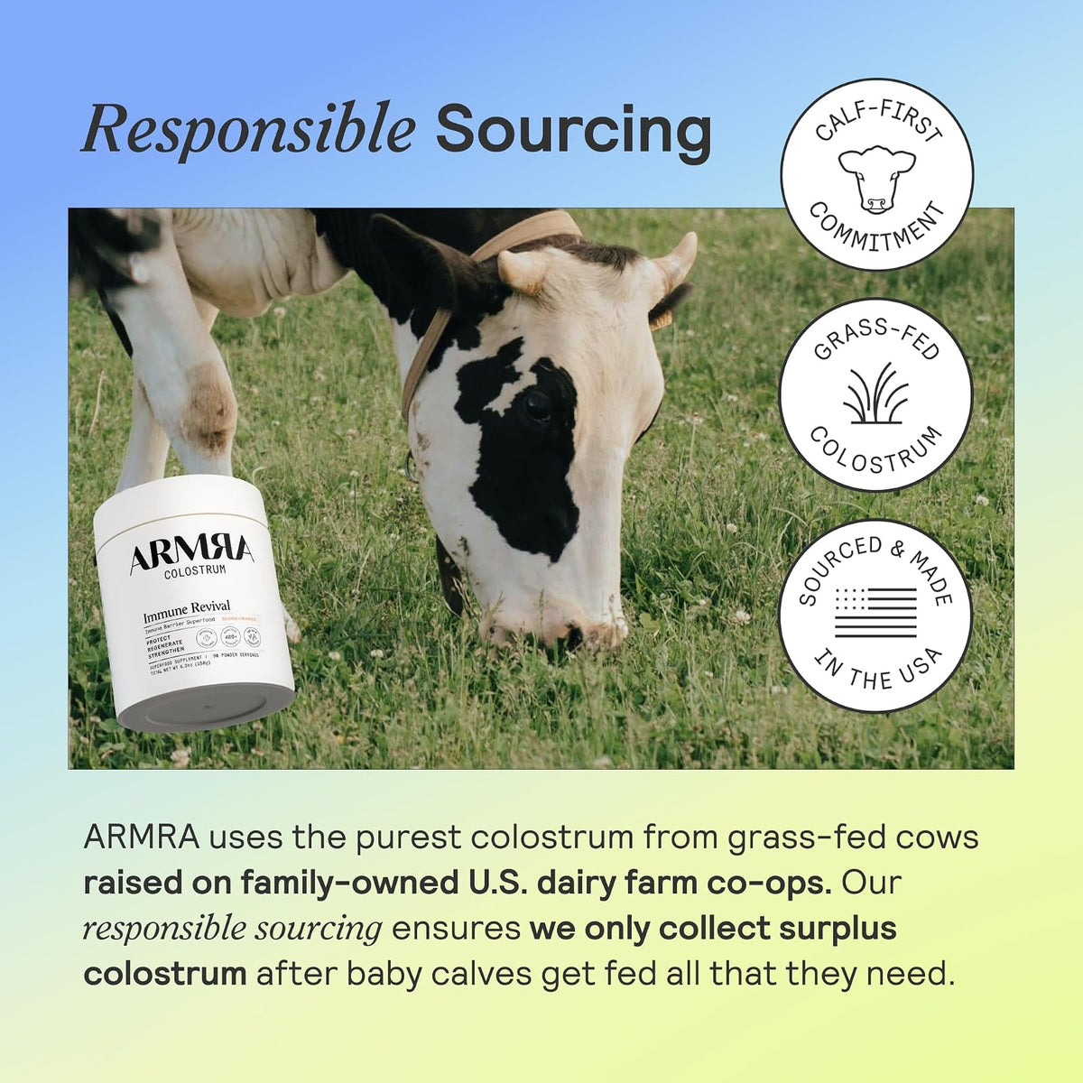 ARMRA multivitamins for energy boost