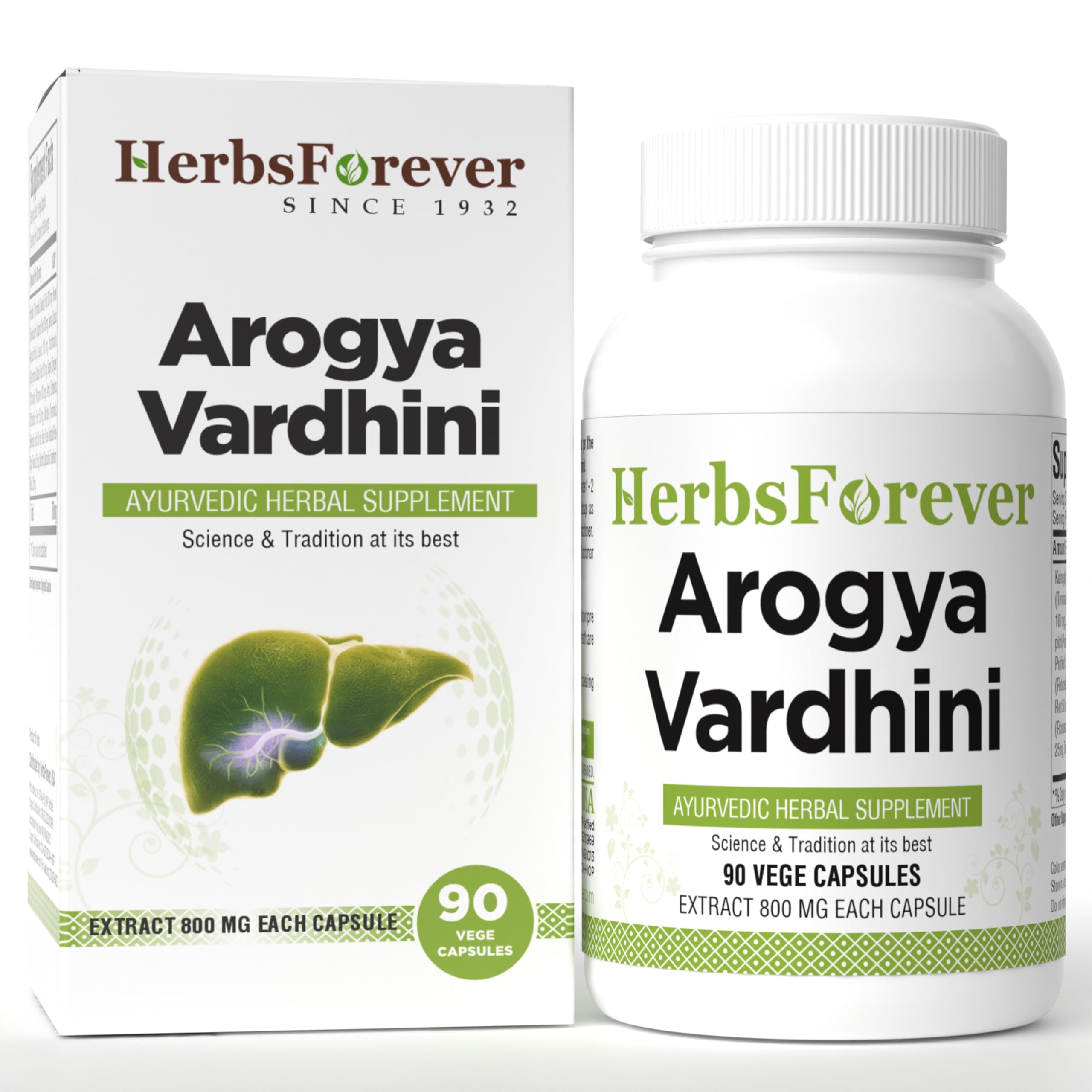 Arogya Vardhini vegan capsules for balance