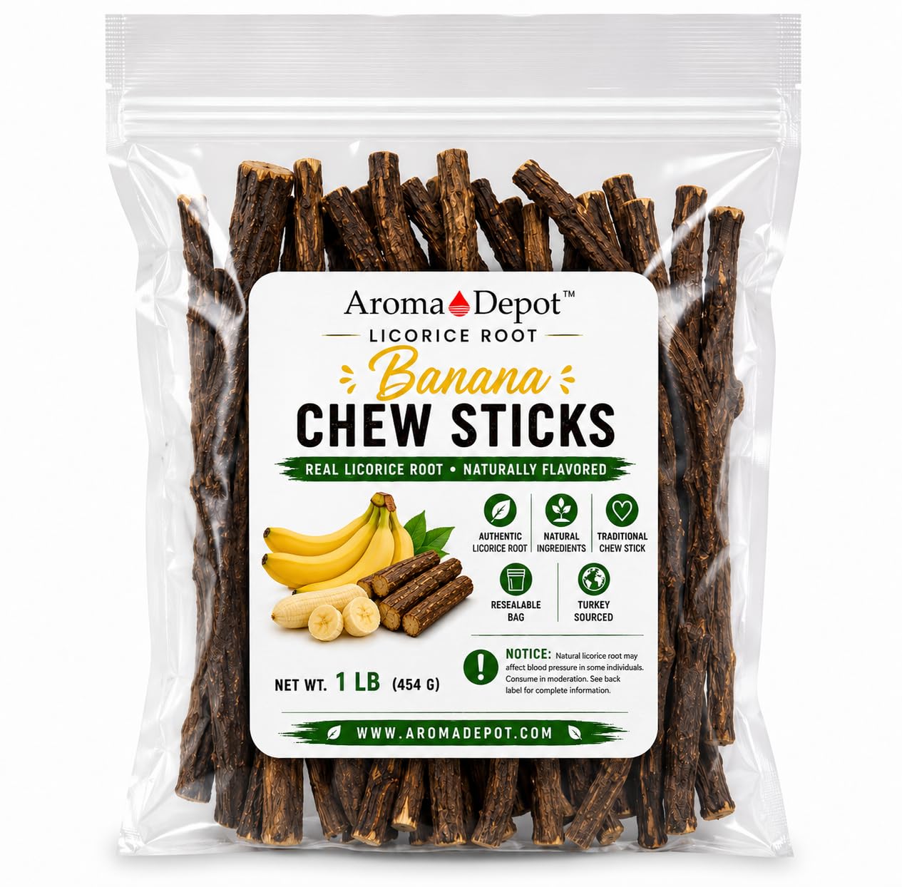 Aroma Depot licorice root chew sticks