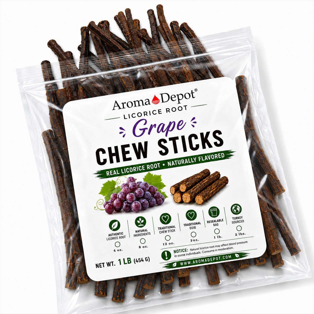 Aroma Depot licorice root chew sticks