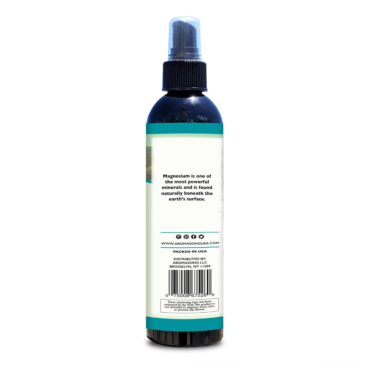 Aromasong magnesium spray for post-workout recovery