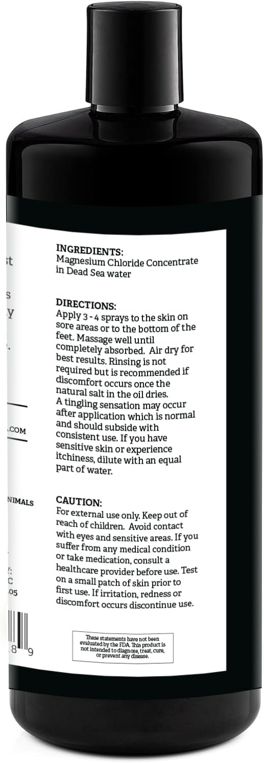 Aromasong magnesium spray for skin hydration