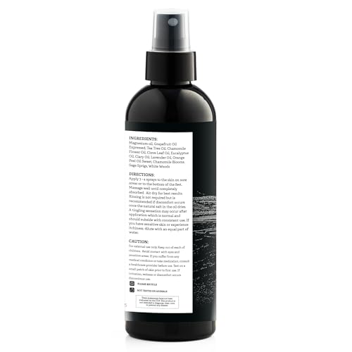 Aromasong spray for muscle recovery
