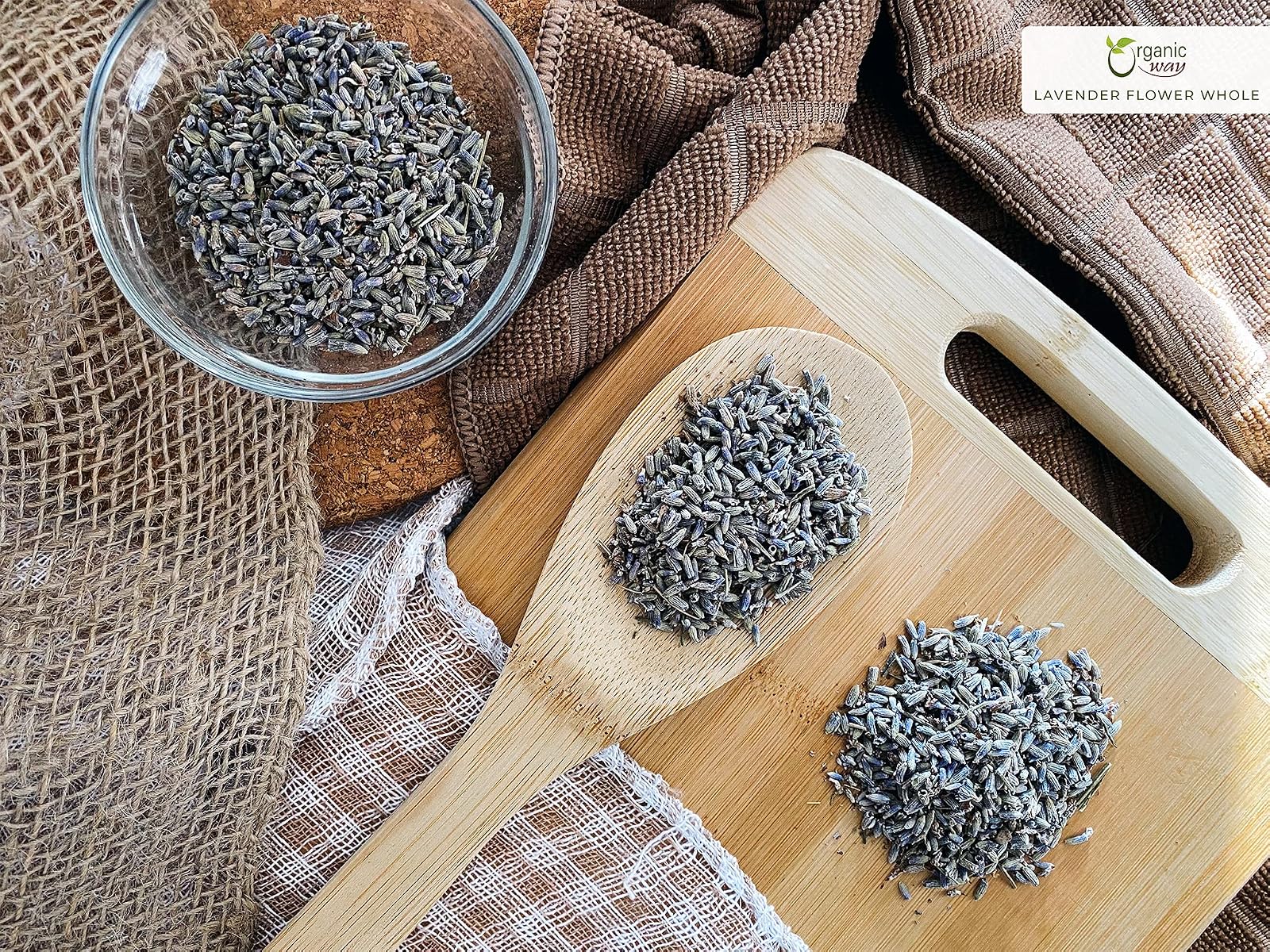 Aromatherapy dried lavender flowers