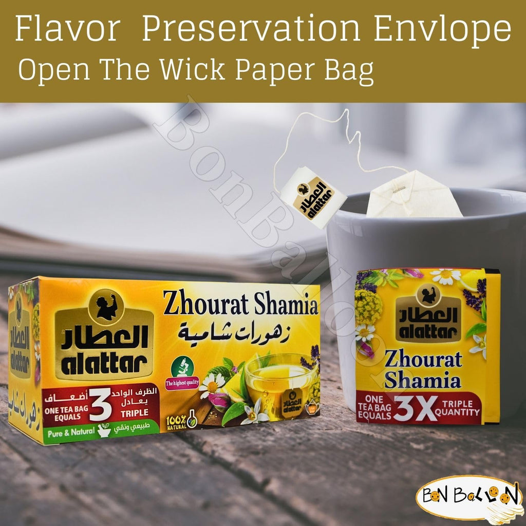 aromatic Alattar tea for wellness