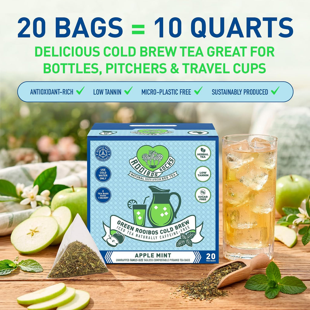 aromatic apple mint tea experience