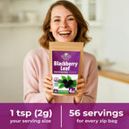 aromatic blackberry leaf tea experience