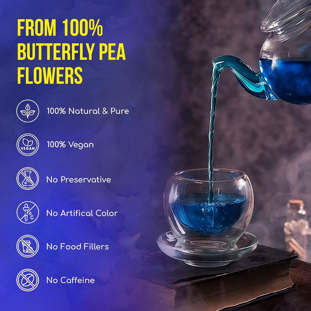 aromatic butterfly pea flower tea bags