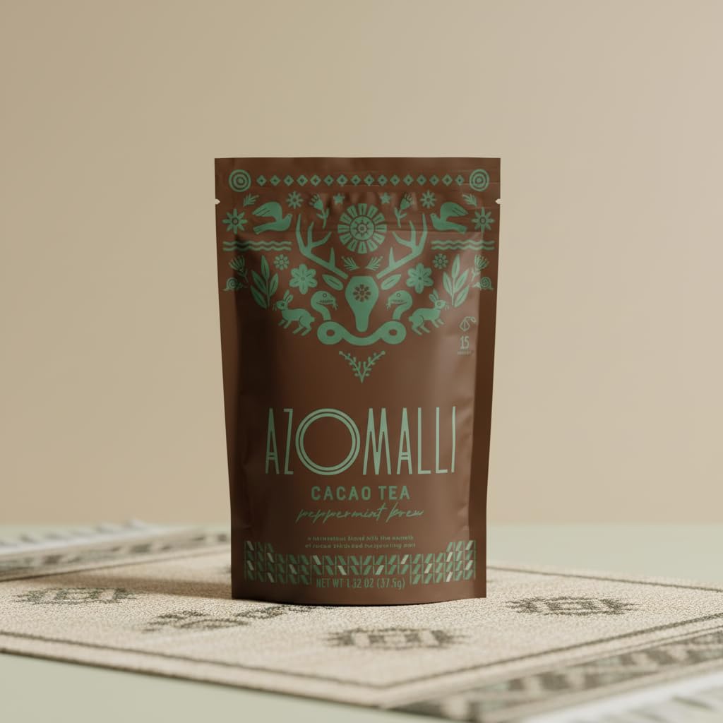 aromatic cacao shell tea bags