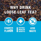 aromatic chamomile and blueberry infusion