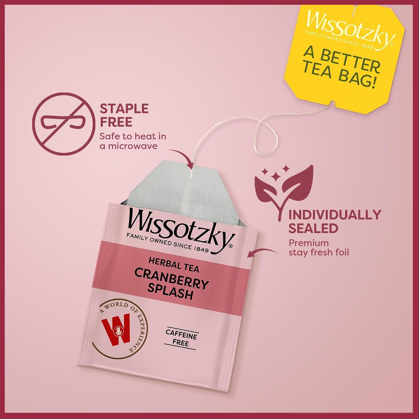 aromatic chamomile and cranberry blend
