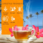 aromatic chamomile and turmeric infusion