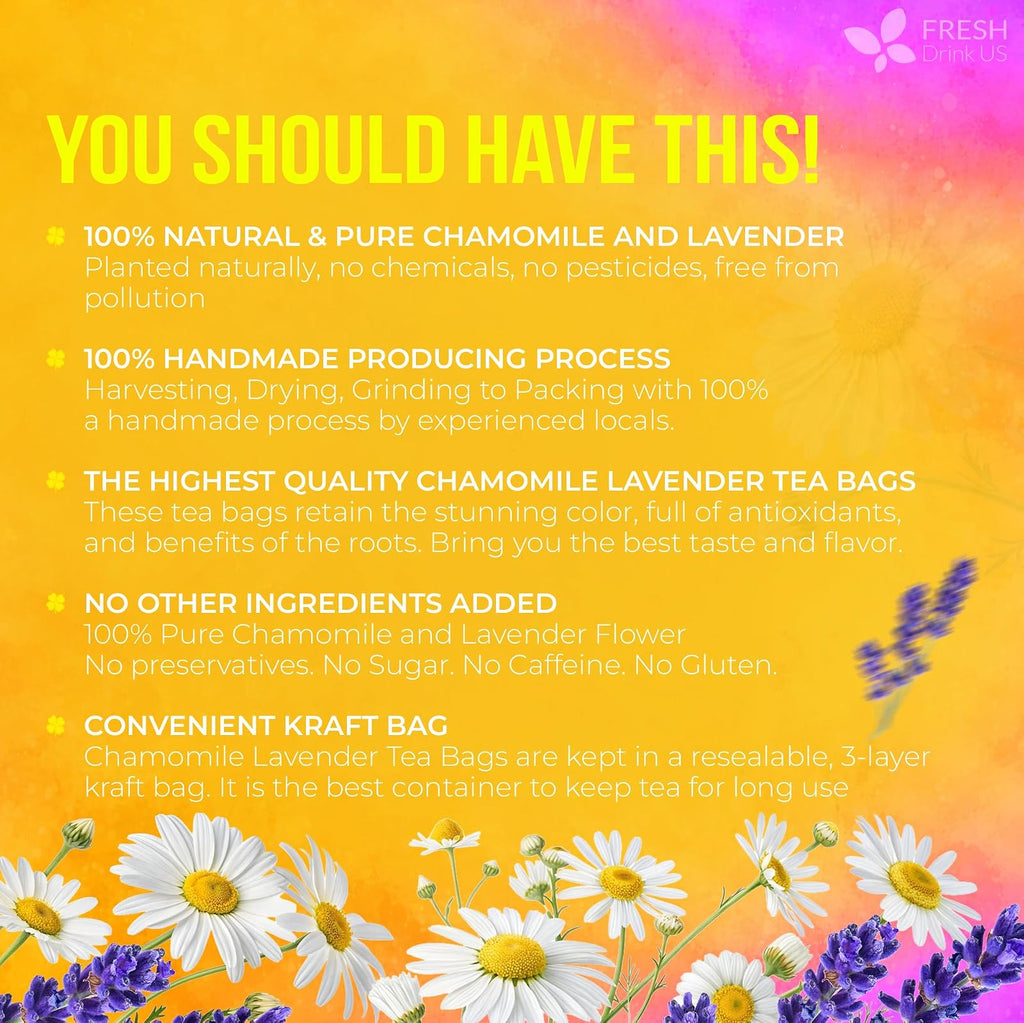 aromatic chamomile lavender tea blend