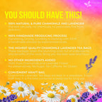 aromatic chamomile lavender tea blend